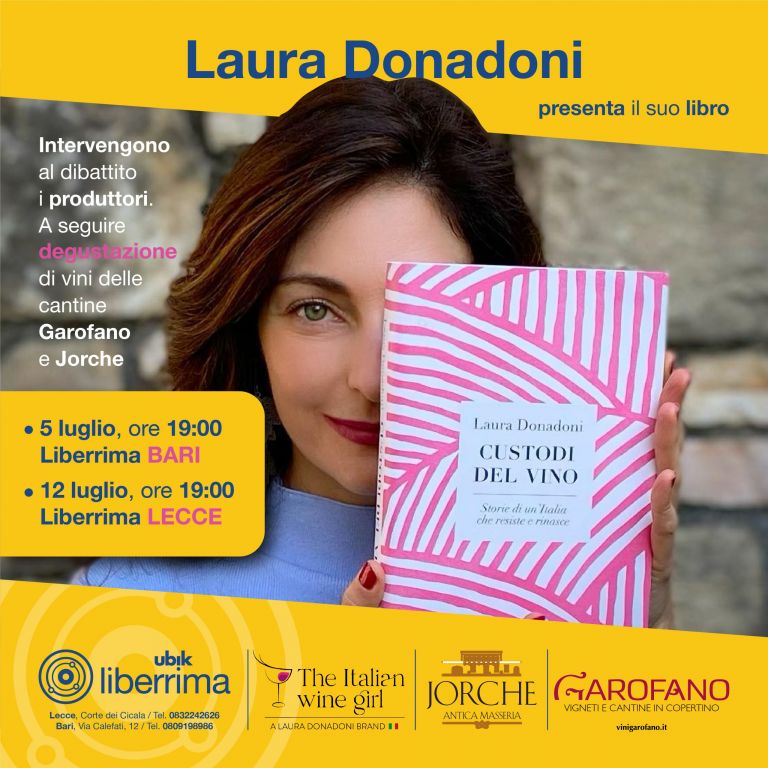 LAURA DONADONI PRESENTA "I CUSTODI DEL VINO" - Libreria Liberrima