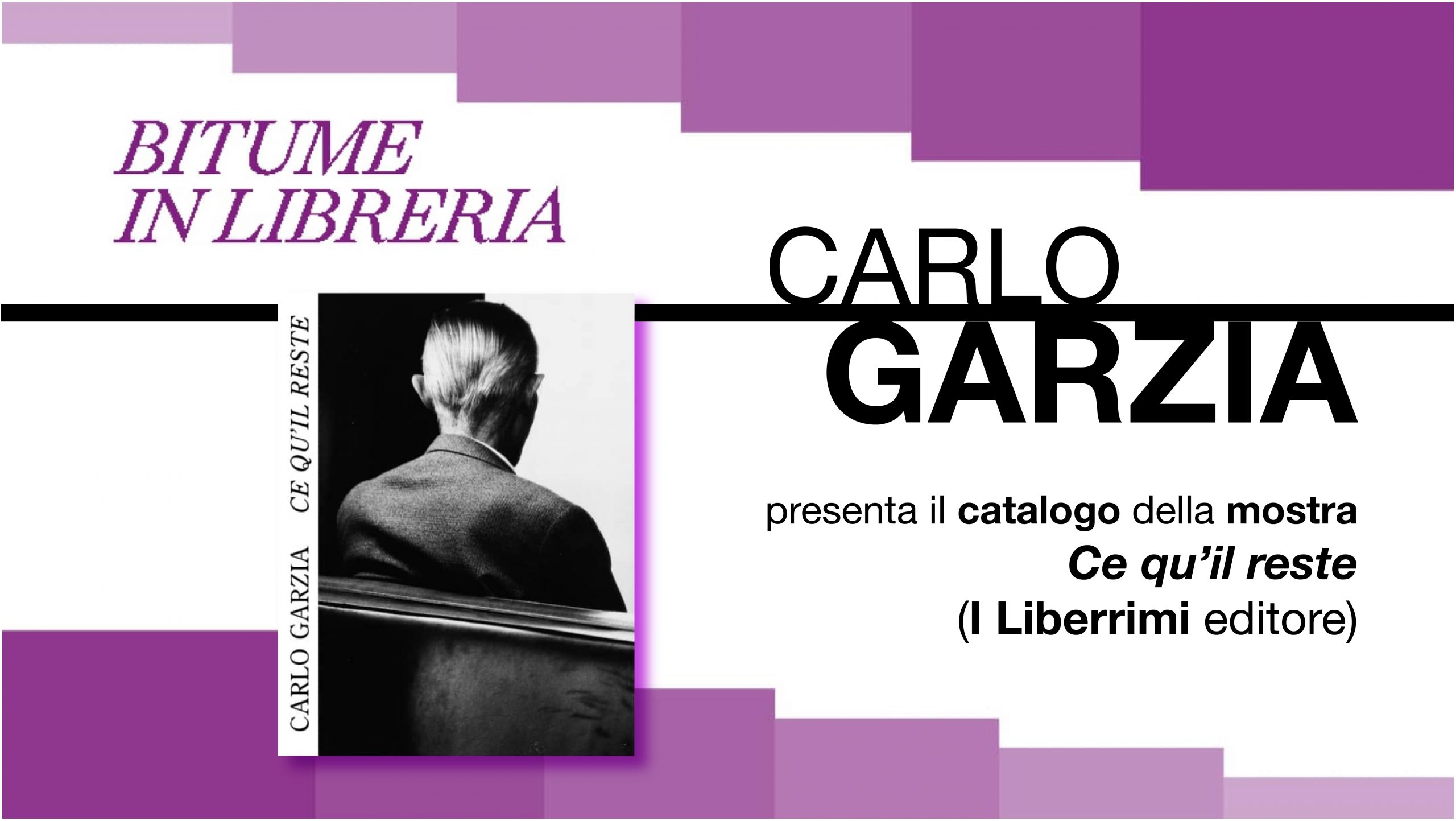 Presentazione del catalogo della mostra "Ce qu'il reste" di Carlo ...