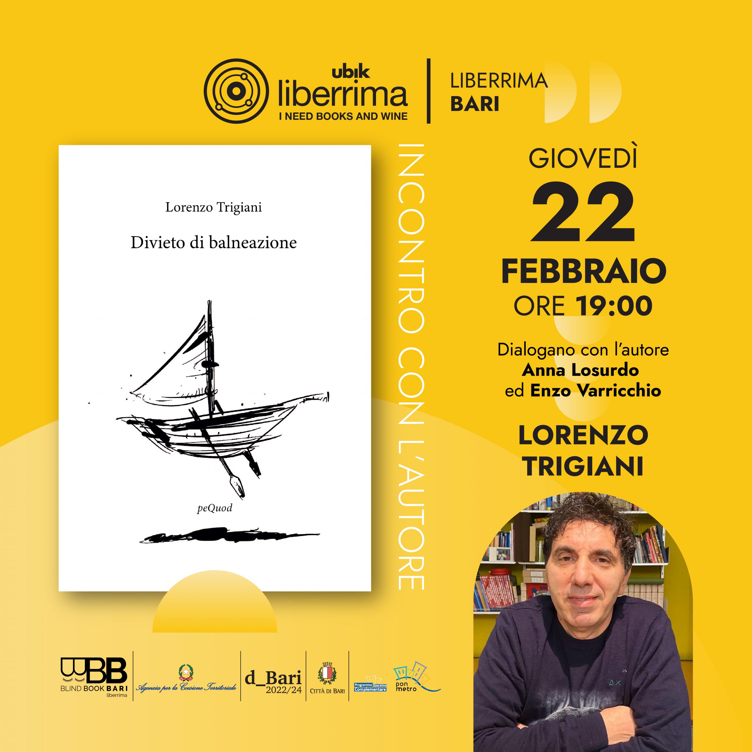 Divieto di balneazione: una serata con Lorenzo Trigiani per parlare del ...