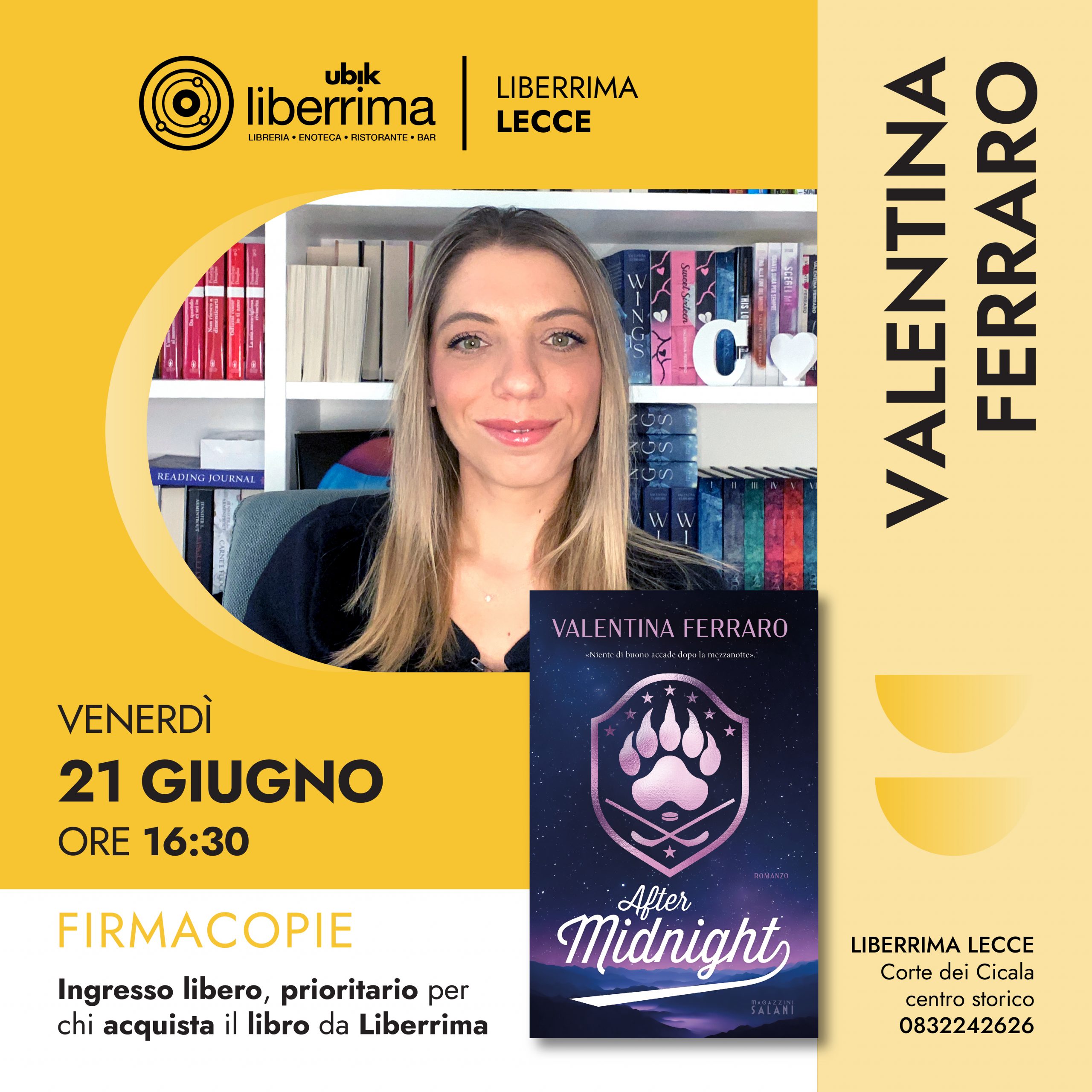 Firmacopie con Valentina Ferraro - Libreria Liberrima