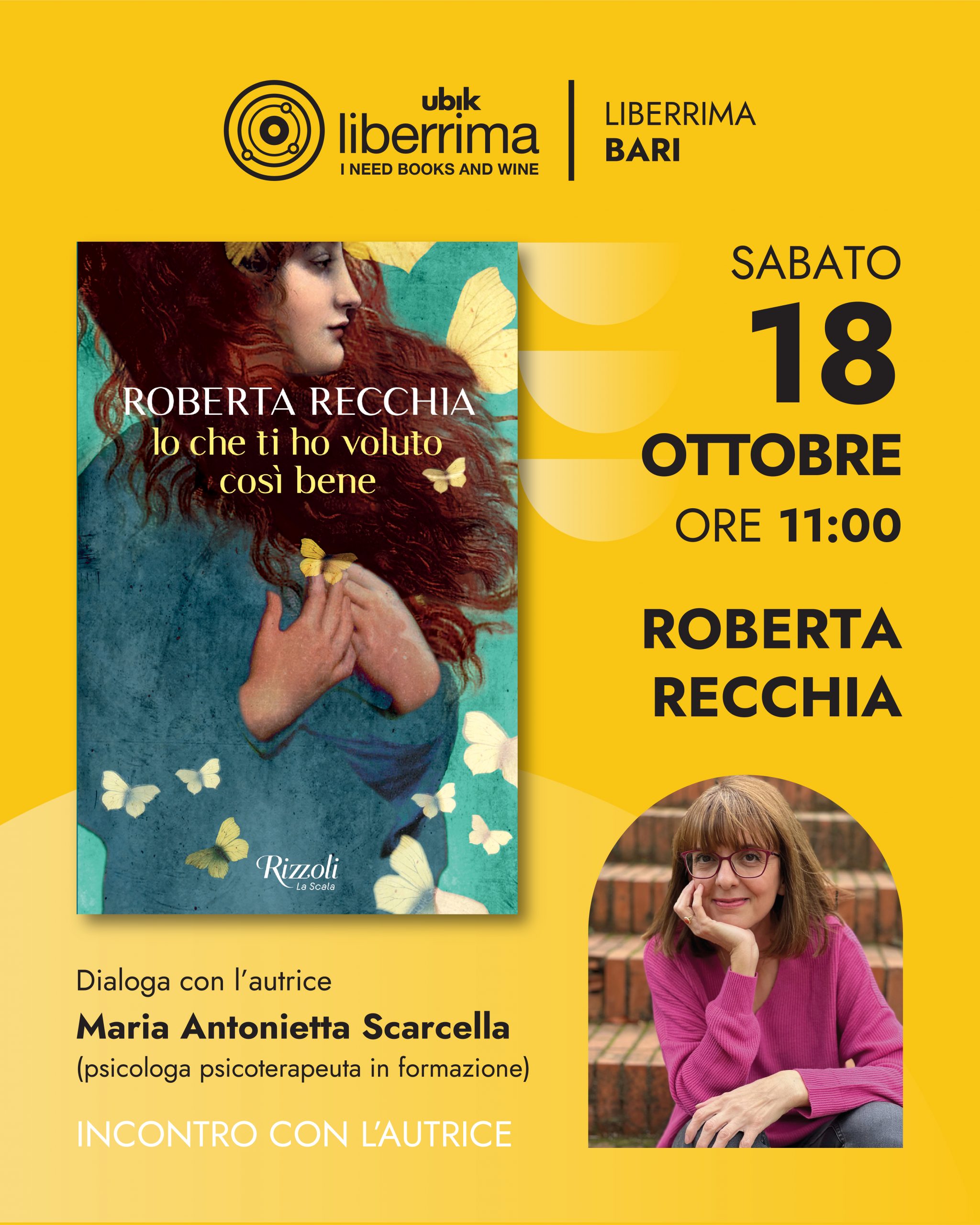 Roberta Recchia da Liberrima Bari - Libreria Liberrima